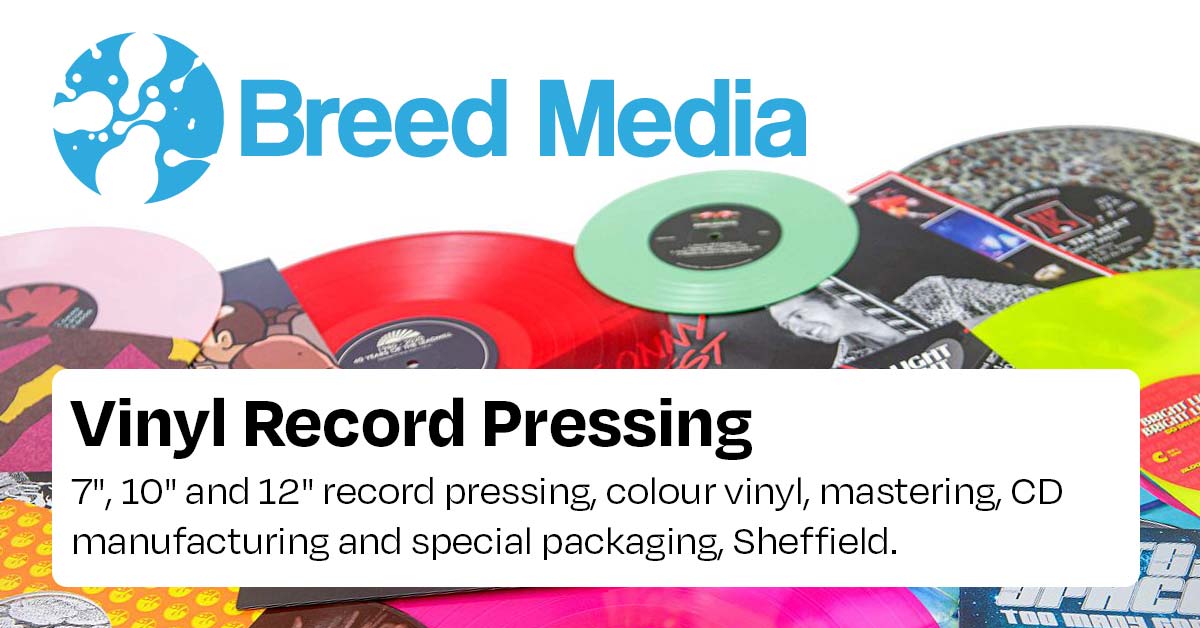 12" Vinyl Record Pressing and Printing | Breed Media